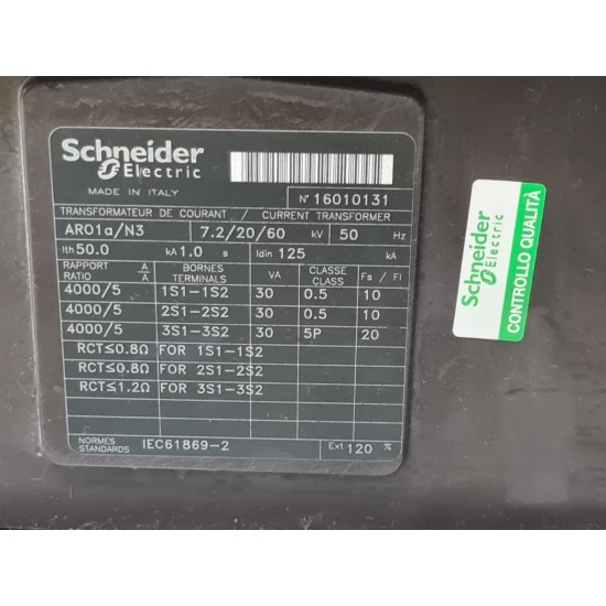 Schneider Electric Current Transformer AR01a-N3 7.2-20-60 kV