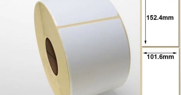 HD Line 101.6 X 152.4mm Thermal Transfer etiket 1 inch core