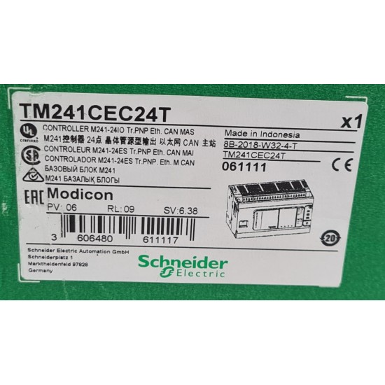 Schneider PLC Module TM241CEC24T Controller
