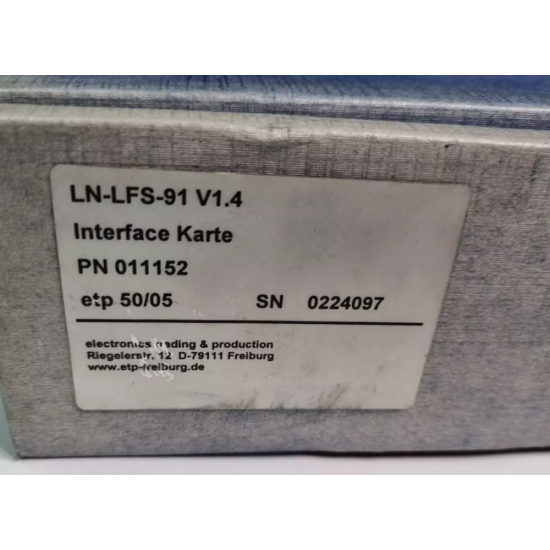 LN-LFS-91-V1.4 etp PN 002530 Processor Card